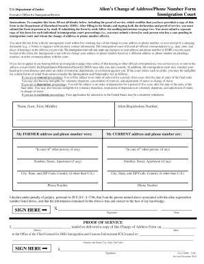 Fillable Online Form AR-11, Alien's Change of Address Card - USCIS Fax ...