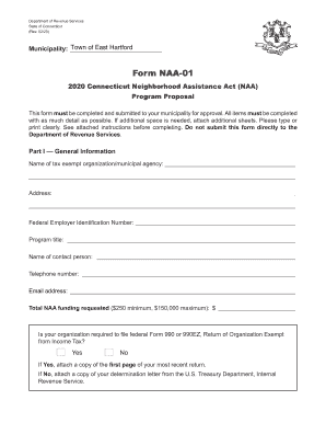 Fillable Online 2020 Neighborhood Assistance Act Program Application ...