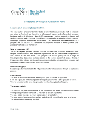 Fillable Online Leadership 2 Fax Email Print - pdfFiller