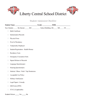 Fillable Online Liberty Student Registration Fax Email Print - pdfFiller