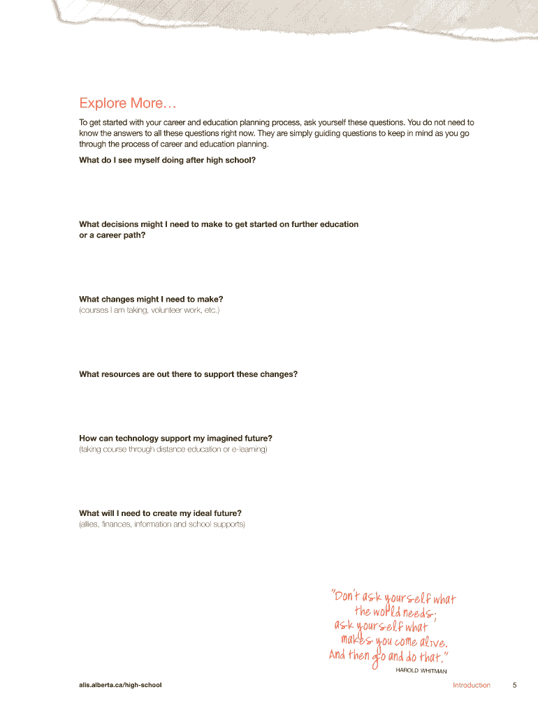 Fillable Online Yourlifestudent-english - Lindsay Thurber Comprehensive ...