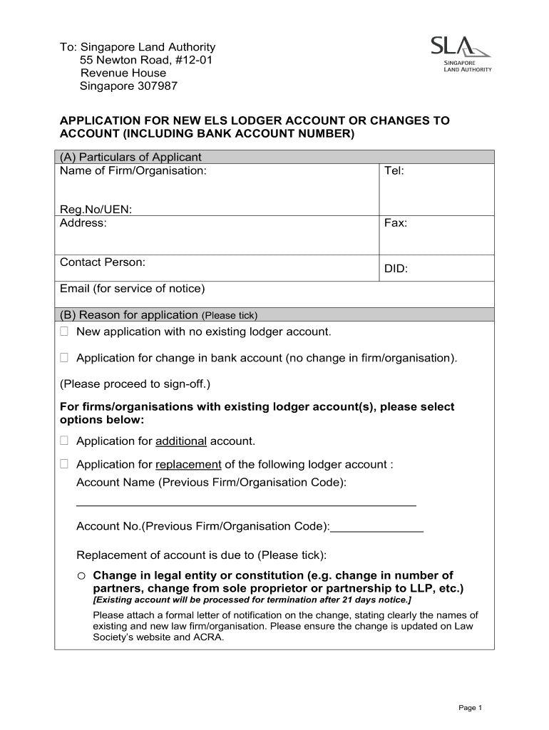 Fillable Online application form for interbank giro - Singapore Land ...