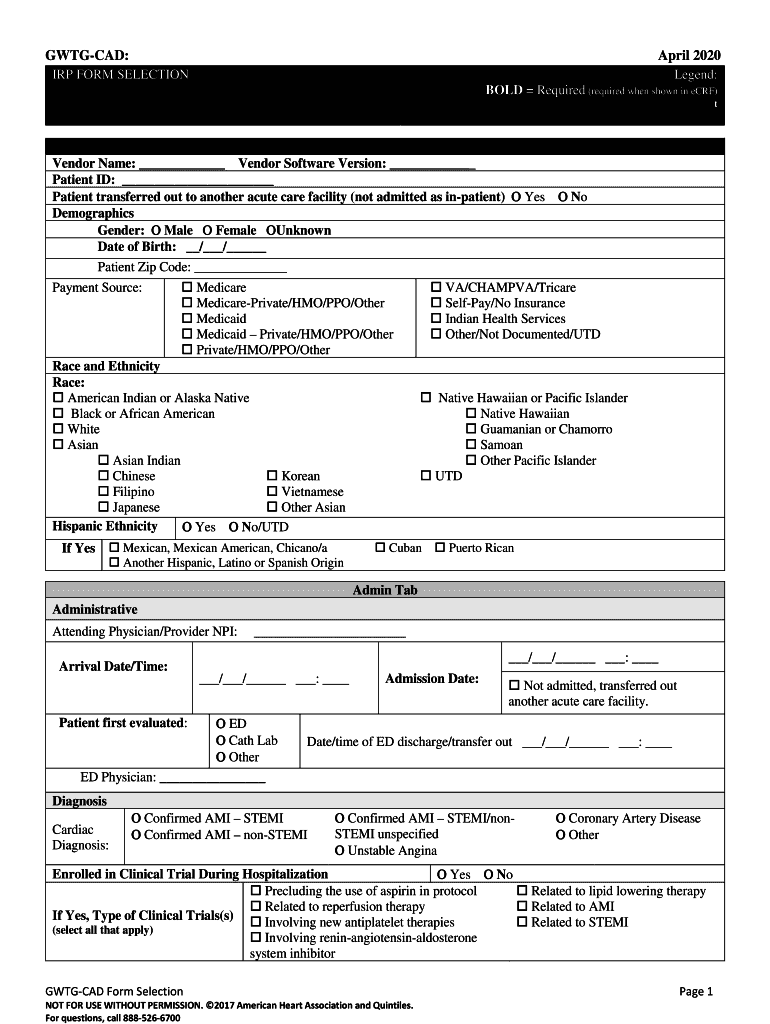 Fillable Online IRP FORM SELECTION Fax Email Print - pdfFiller