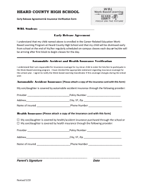 Fillable Online HEARD COUNTY HIGH SCHOOL Fax Email Print - pdfFiller