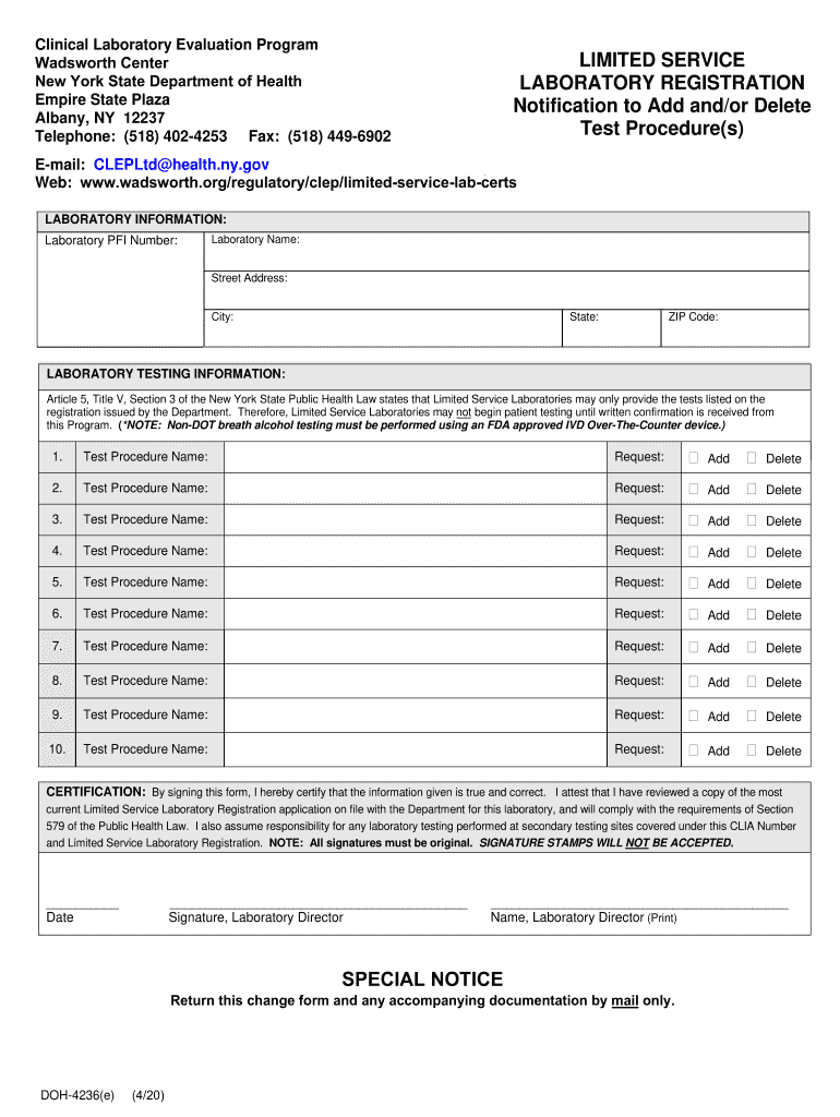 Fillable Online LABORATORY REGISTRATION Fax Email Print - pdfFiller