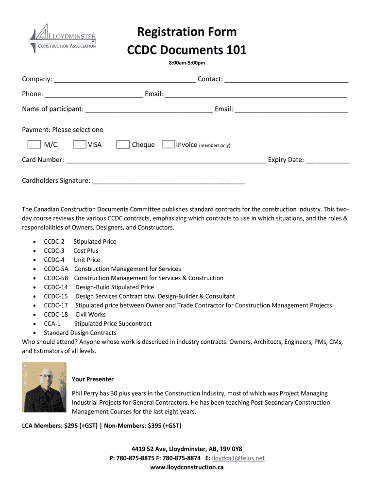 Fillable Online CCDC Documents 101 Fax Email Print - pdfFiller