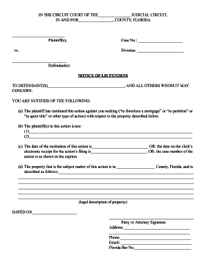 Fillable Online PDF in the circuit court, sixth judicial circuit in and ...