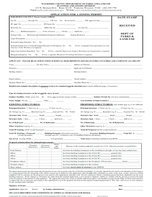 Fillable Online fillable Zoning Permit application form Fax Email Print - pdfFiller