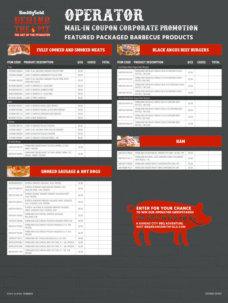 Fillable Online THE ART OF THE PITMASTER Fax Email Print - pdfFiller