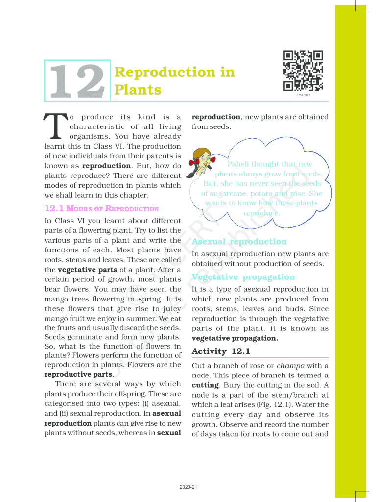 Plant Reproduction Worksheet Answer Key Pdf - Fill Online, Printable ...