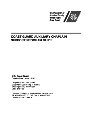 Coast Guard Auxiliary Chaplain - Fill Online, Printable, Fillable ...