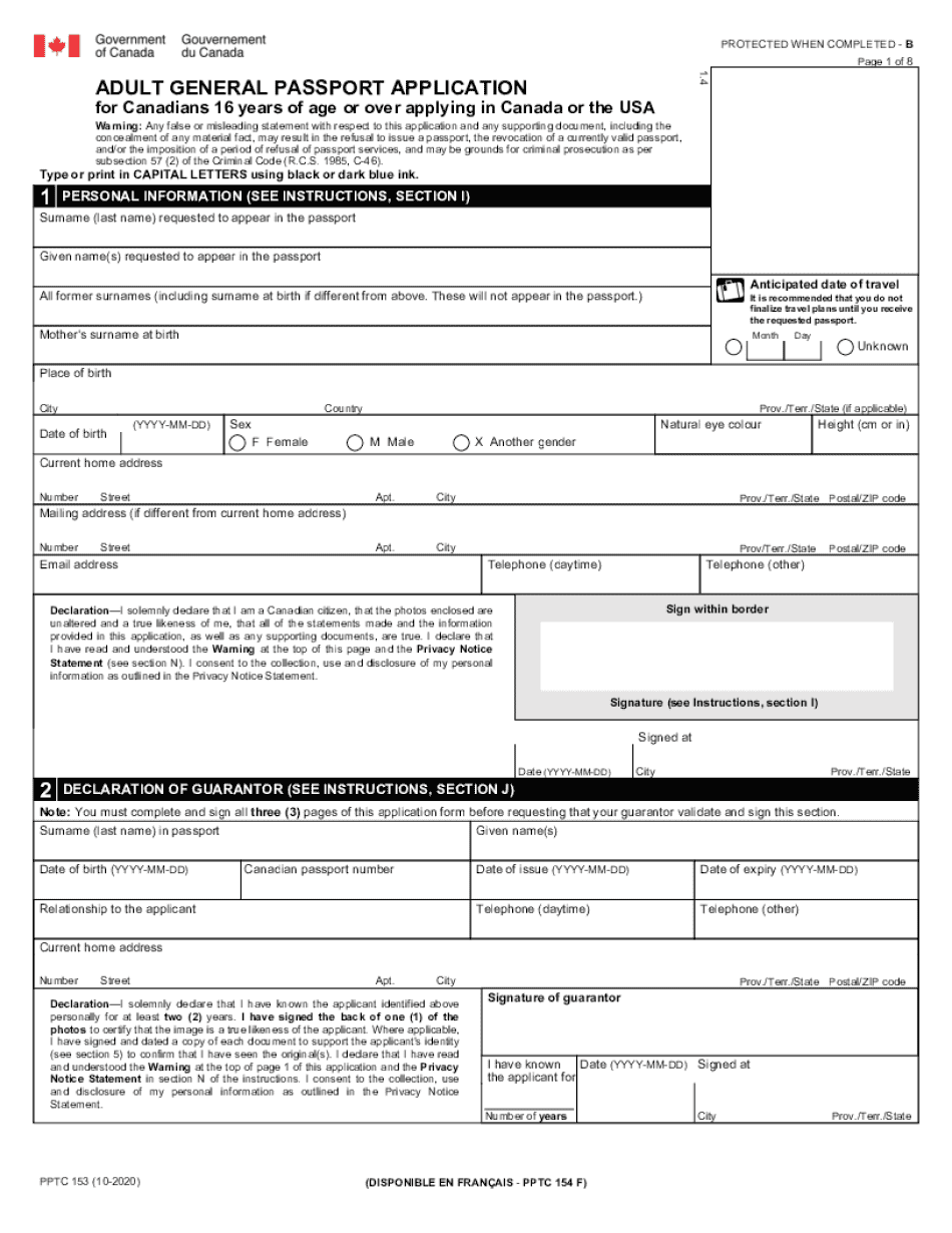 Pptc 028 Form Canada Fill Online Printable Fillable Blank 