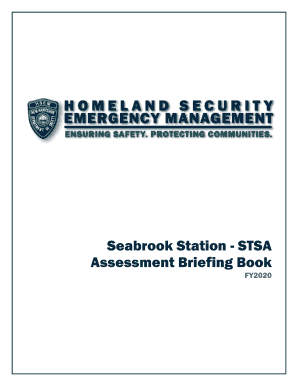 Fillable Online Seabrook Station - STSA Assessment Briefing Book - NH ...