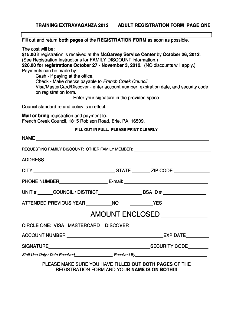 Fillable Online Returning Student but filled out NEW student form ... Fax Email Print - pdfFiller