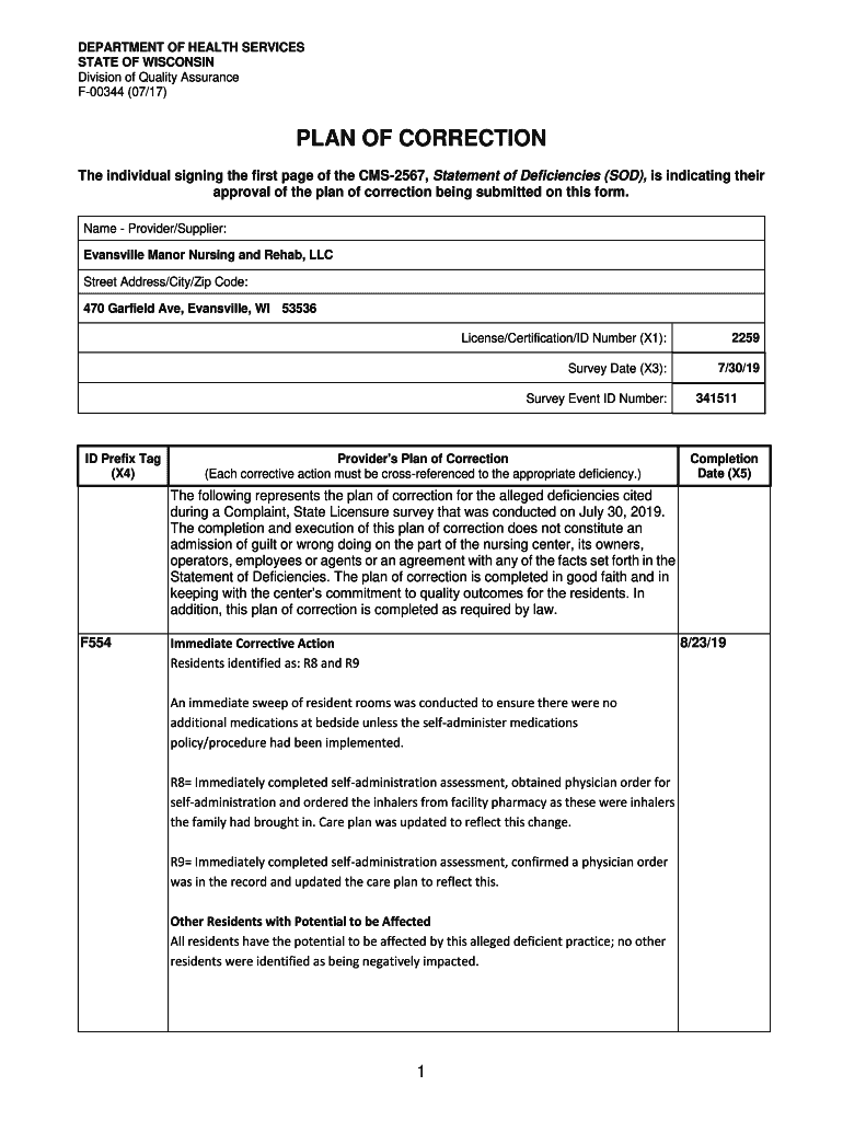 Fillable Online e-SOD/e-POC ProcessWisconsin Department of Health ...