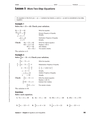 Fillable Online An equation in the form p(x + q) r contains two factors ...
