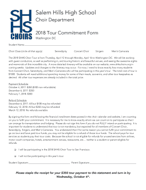 Fillable Online Commitment Form 2018 Fax Email Print - pdfFiller