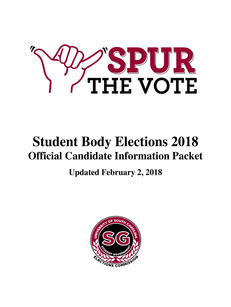Fillable Online Statements from student body election candidates - The ...