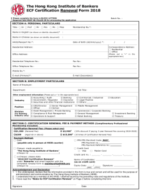 Fillable Online ECF Certification Renewal Form Fax Email Print - pdfFiller