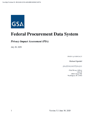 Fillable Online fpds ng account Federal Procurement Data System - Next ...