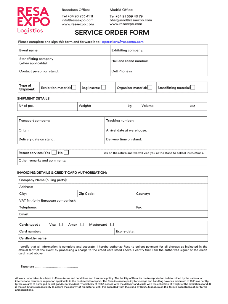 Fillable Online SHIPPING GOODS TO THE OFFICIAL ADVANCED WAREHOUSE Fax ...