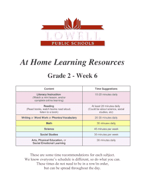 Fillable Online Grade 2 - Week 6 Fax Email Print - pdfFiller