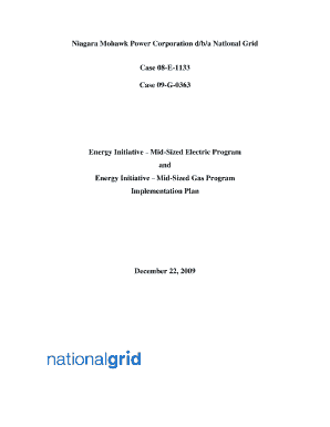 Fillable Online Niagara Mohawk Power Corp. d/b/a National Grid ...
