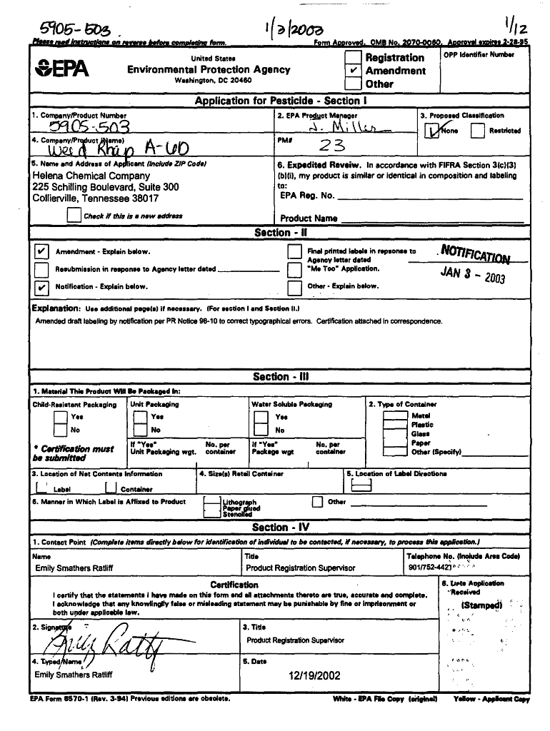 Fillable Online US EPA, Pesticide Product Label, WEED-RHAP A-6D ...