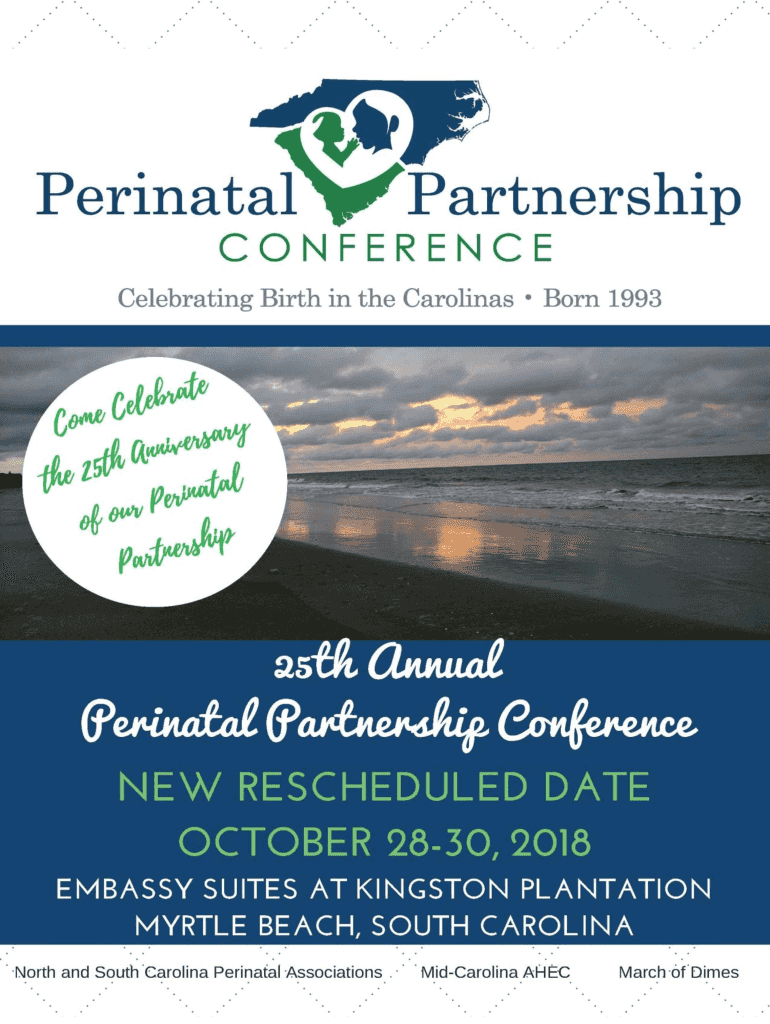 Fillable Online Fillable Online 25th Annual Perinatal Partnership ...
