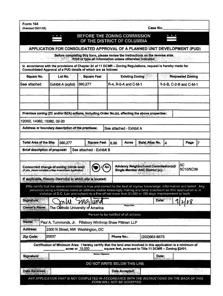 Fillable Online PDF Rezoning to Planned Unit Development (PUD) - City of Glenwood ... Fax Email ...