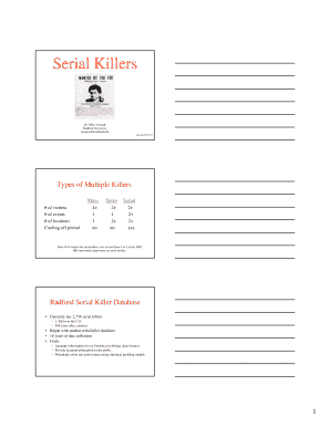 Fillable Online Microsoft PowerPoint - Serial Killers 9-09-2012ppt ...