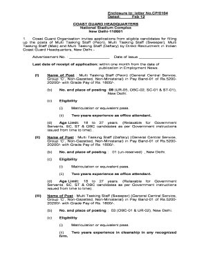 Fillable Online Enclosure to letter No Fax Email Print - pdfFiller