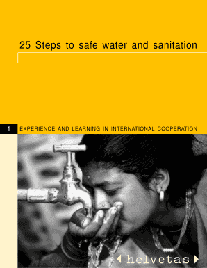 Fillable Online assets helvetas 25 Steps to safe water and sanitation ...