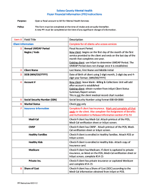 Fillable Online Solano MHP PFI Instruction Sheet - Solano Network of ...