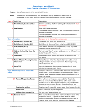 Fillable Online Payor Financial Information PFI Instruction Sheet 4-4 ...
