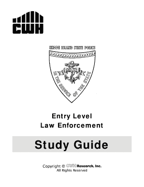 Fillable Online Law Enforcement Study Guide Fax Email Print - pdfFiller