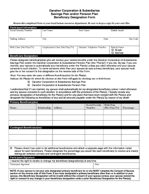 Fillable Online Beneficiary Form - 2nd.doc Fax Email Print - pdfFiller