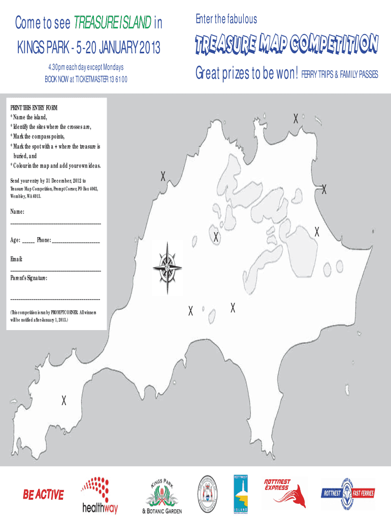 Fillable Online Rottnest map with crosses monopmd - Ticketmaster Fax ...