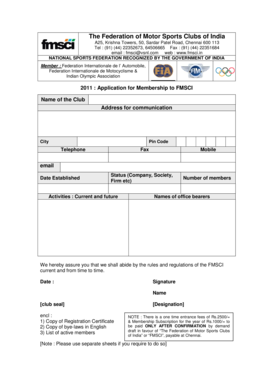 Fmsci Chennai - Fill Online, Printable, Fillable, Blank | pdfFiller