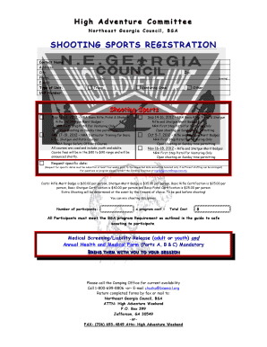 Fillable Online Printable Registration Form - Nega-bsa.net Fax Email ...