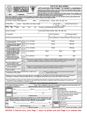 Fillable Online wallpolice Application for Permit to Carry a Handgun ...