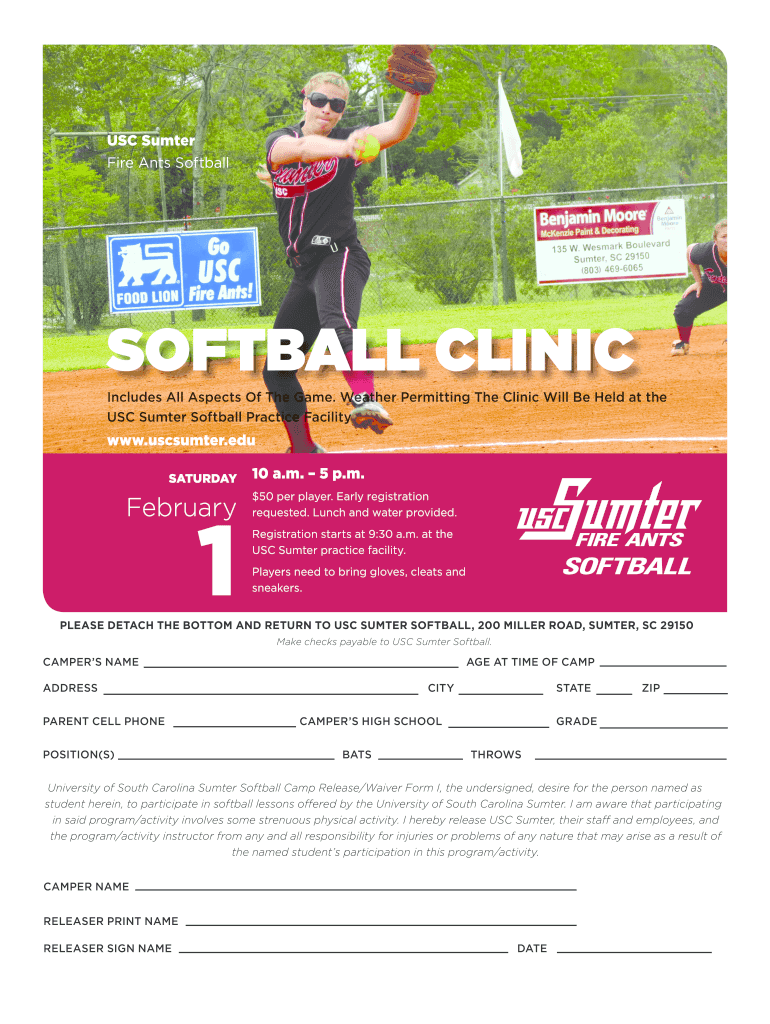 Fillable Online uscsumter February - USC Sumter - uscsumter Fax Email ...