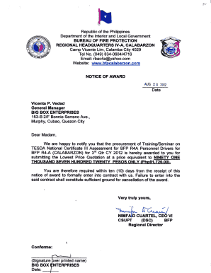 Fillable Online Standard Form Number: SF-GOOD-05 Fax Email Print - pdfFiller