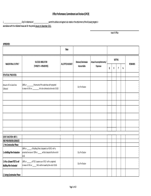 Fillable Online Office Performance Commitment and Review OPCR Fax Email ...