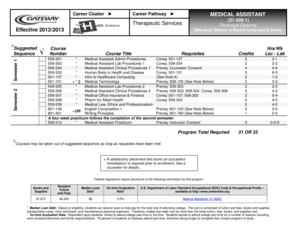 Fillable Online gtc Therapeutic Services MEDICAL ASSISTANT Effective ...