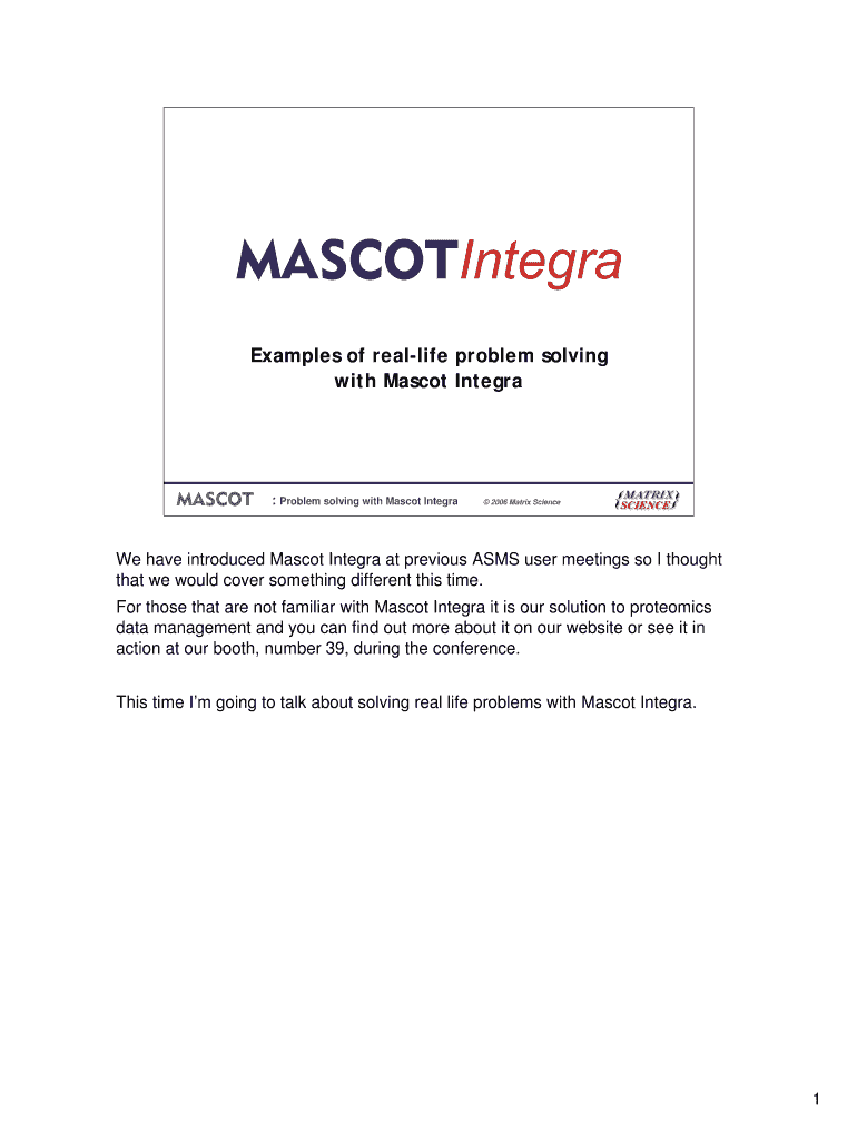Fillable Online Examples Of Real life Problem Solving Fax Email Print 