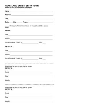 Fillable Online nia-art HEARTLAND EXHIBIT ENTRY FORM - NIA-art.org ...