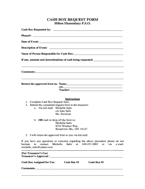 Fillable Online bbhcsd Cash Box Request Form 09-10.pdf - bbhcsd Fax ...