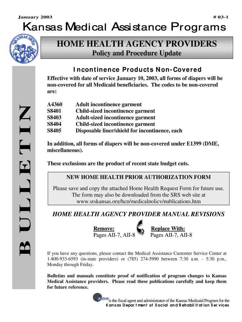 Fillable Online Incontinence Products Non-Covered - KMAP Fax Email ...