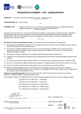 Fillable Online PRODUCER STATEMENT PS2 DESIGN REVIEW Fax Email Print ...